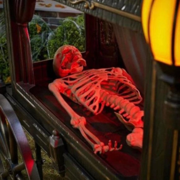 Home Depot | Party Supplies | 5ft Animated Led Haunted Hearse With ...